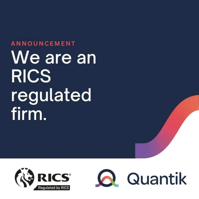 Announcement: Renewed as RICS Regulated Quantity Surveyors